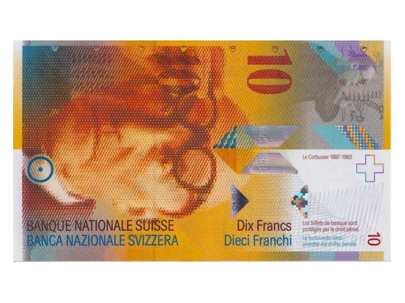 Billet 10 Francs SUISSE 2008 P.067c-U74-horizondescollectionneurs.com